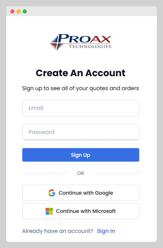 Access your invoices on Proax.ca